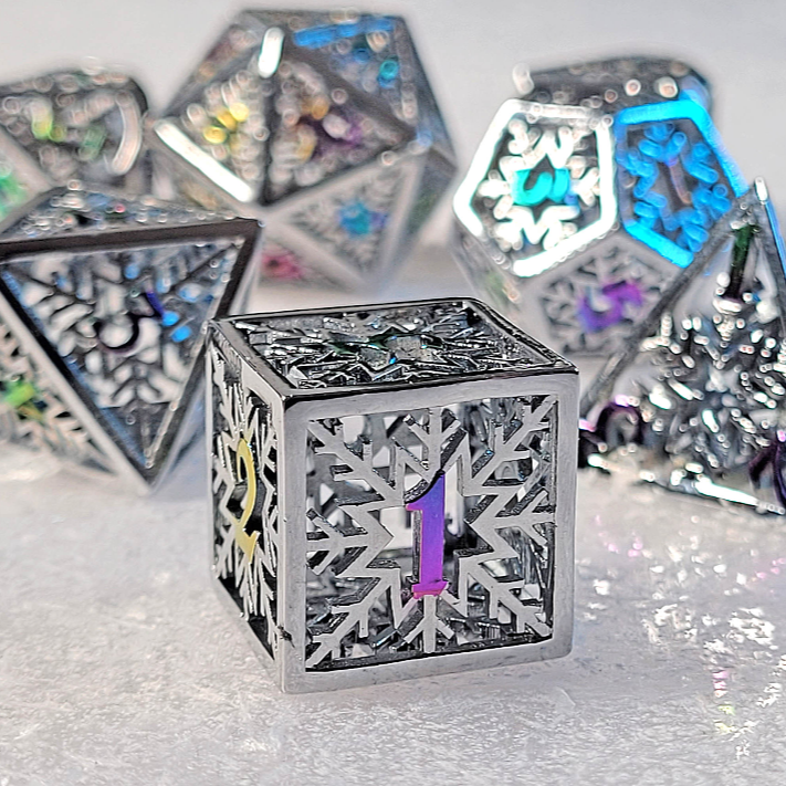 Prismatic Rime (Metal 7-Die RPG Set) — Games Unlimited, LLC