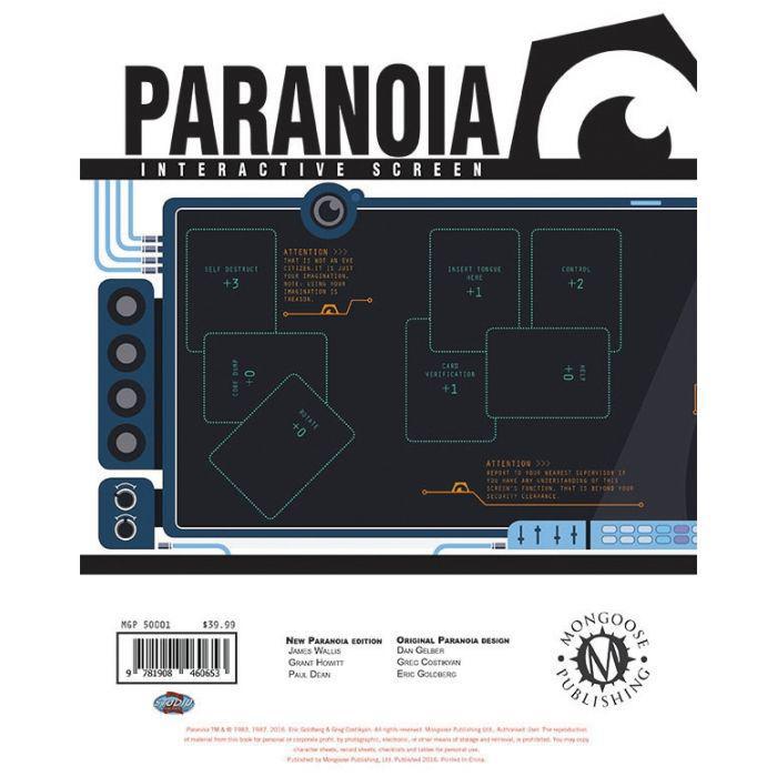 Paranoia RPG: Interactive Screen — Games Unlimited, LLC