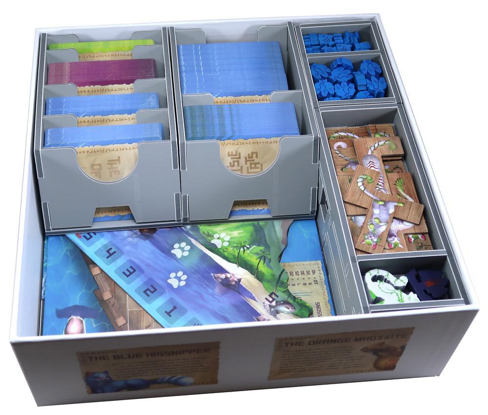 Folded Space: The Isle of Cats box organizer — Games Unlimited, LLC