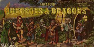 Grenadier Miniatures Advanced Dungeons & Dragons Halflings Miniatures ...